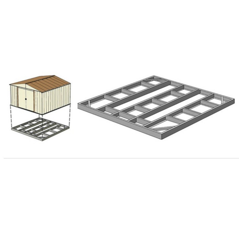Arrow Foundation Base Kit for Sheds Sizes 8x8, 10x8 or 10x9 (FDN109)