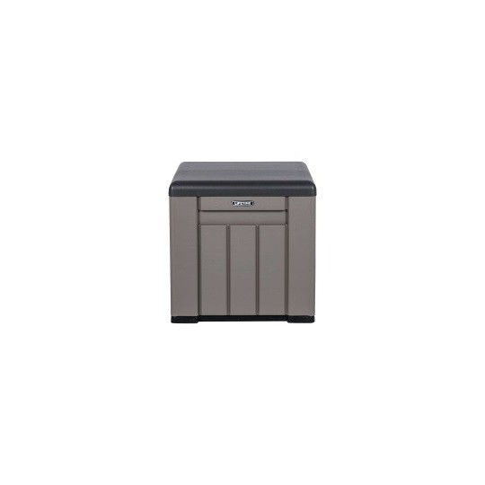 Lifetime 25 Gallon Outdoor Storage Cube - Storm Dust (60372U)