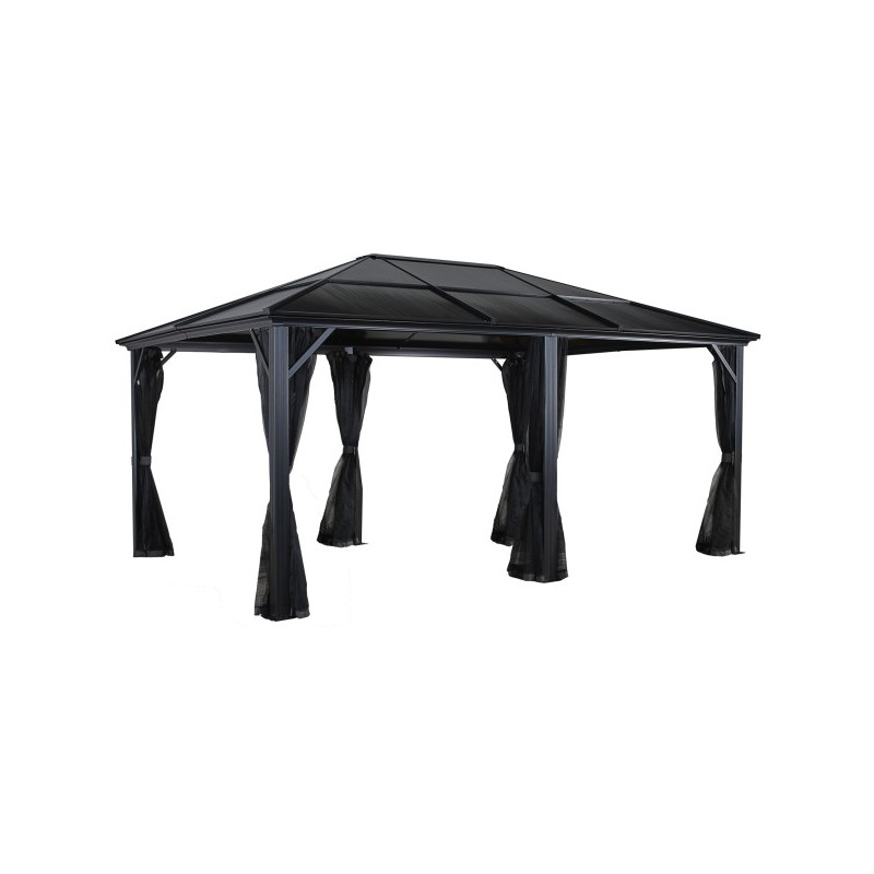 Sojag Meridien 77 Gazebo 12X16 GRY PC 8MM NYL (500-9168372)