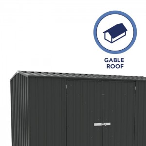 Absco Premier 10' x 5' Metal Storage Shed - Monument (AB1003)