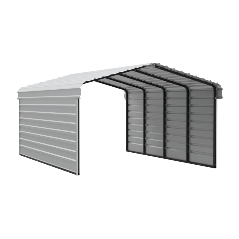 Arrow 14x38x14 DIY RV Carport Kit - Charcoal (CPHC143814)