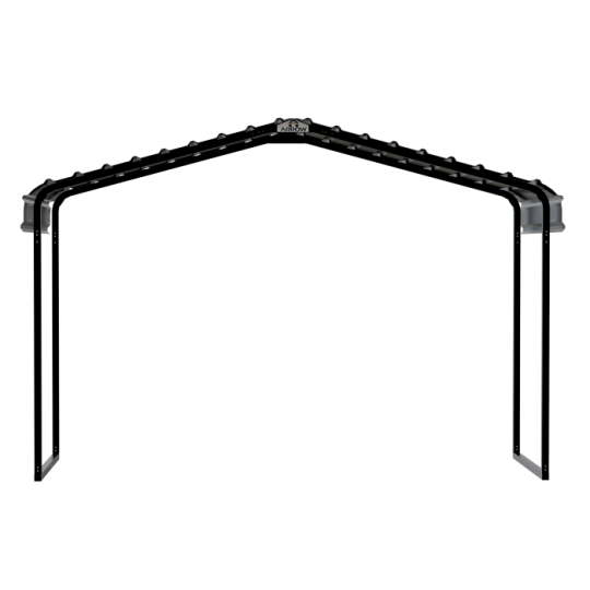Arrow 12x6x7 Metal Canopy - Charcoal (CPHC120607DS)