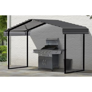 Arrow 12x6x7 Metal Canopy - Charcoal (CPHC120607DS)