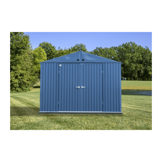 Arrow Elite 10x12 Steel Storage Shed - Blue Grey (EG1012BG)