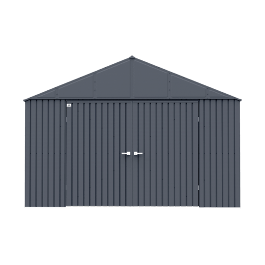 Arrow Elite 12x16 Steel Storage Shed Kit - Anthracite (EG1216AN)