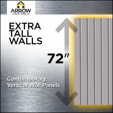 Arrow Elite 14x14 Steel Storage Shed - Anthracite (EG1414AN)