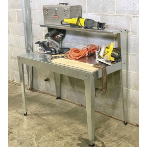 Poly-Tex Heavy-Duty Galvanized Steel 2-Tier Work / Utility Bench (PTX2000)