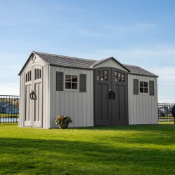 Lifetime 75 cu. ft. Horizontal Backyard Shed - Light Brown (60341)