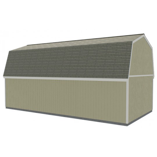Crafted Colossal 16x32 Barndominiums - Transom Doors (CCOLTD32)